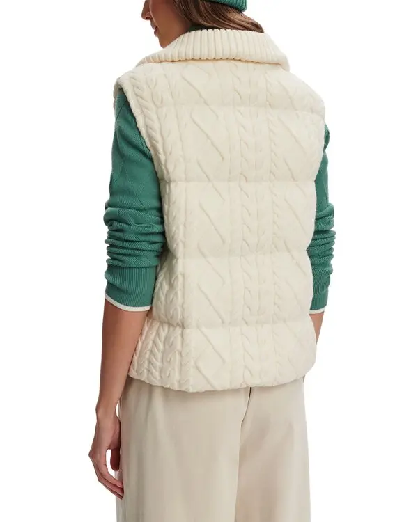 Varley Irina Cable Knit Puffer Vest