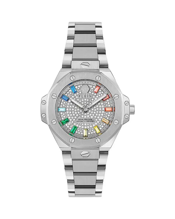 Philipp Plein Royal Prestige Crystal Watch 33mm - Silver/silver