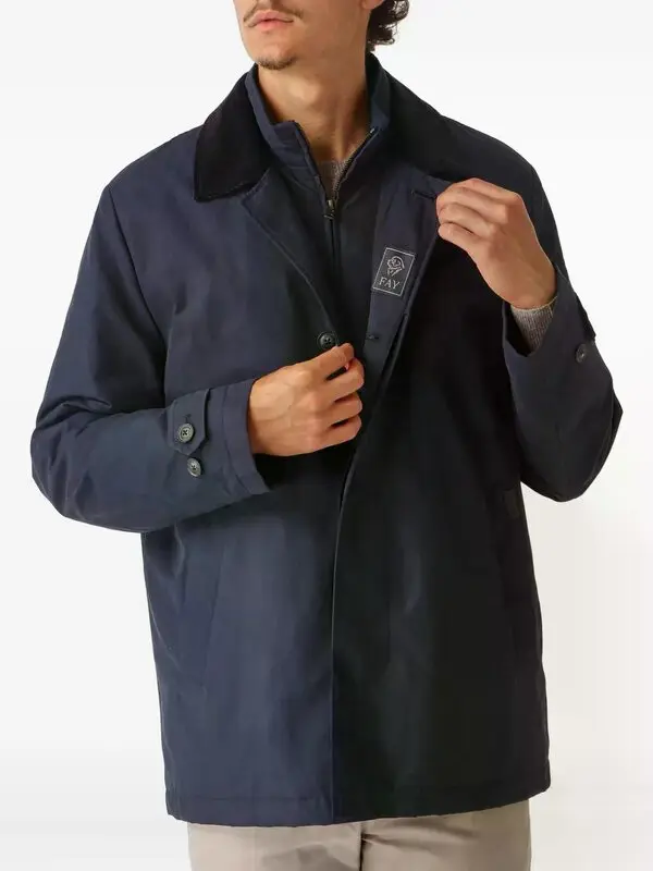 FAY Corduroy-collar Jacket