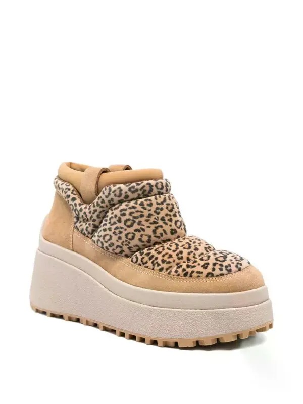 Ash 70mm Onyx Leopard-print Platform Boots - Brown