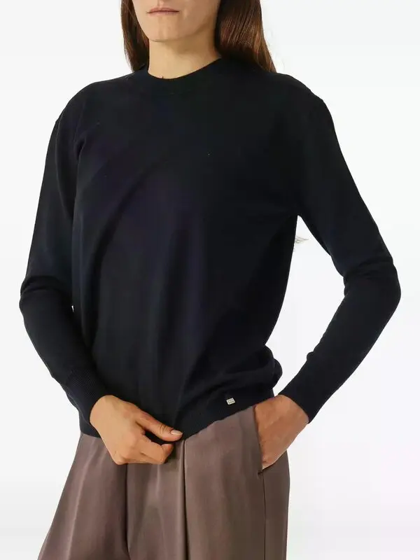 Herno Crew-neck Virgin-wool Sweater