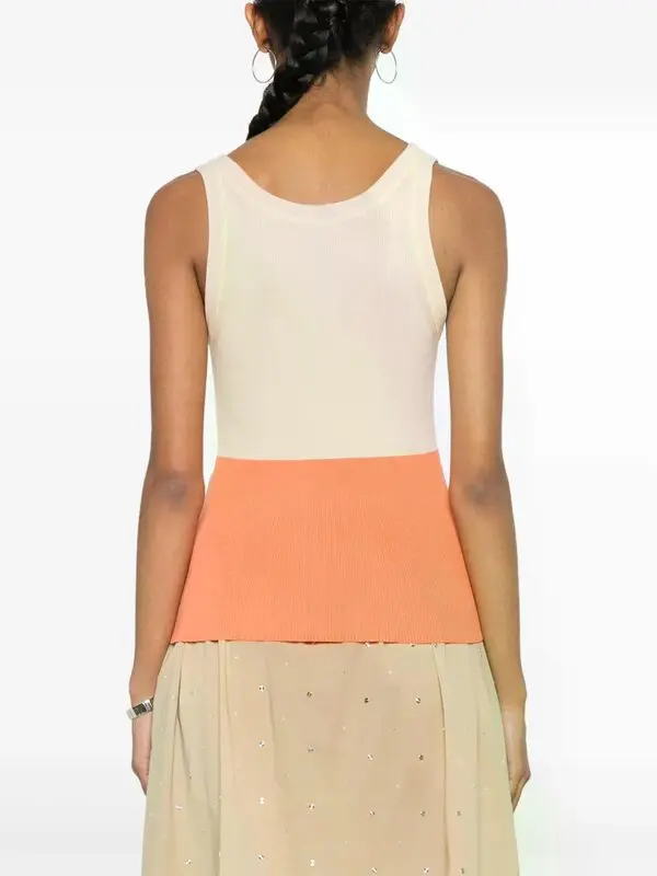 Paul Smith Colourblock Ribbed Tank Top