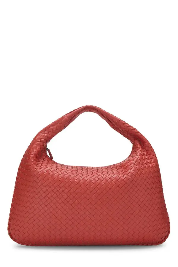 Bottega Veneta Intrecciato Veneta Hobo - Red