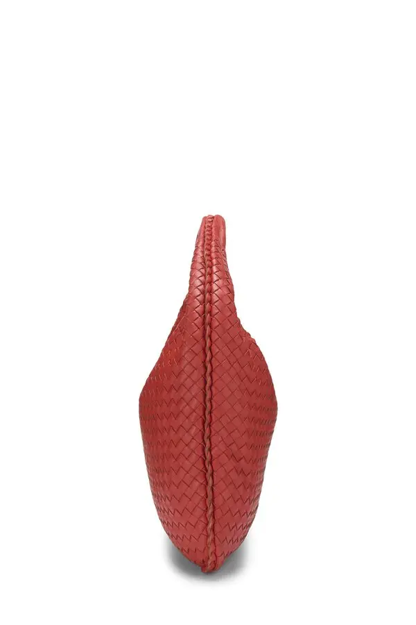 Bottega Veneta Intrecciato Veneta Hobo - Red