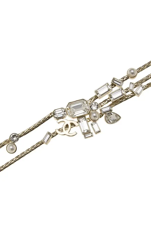 Chanel Crystal Chain Headband