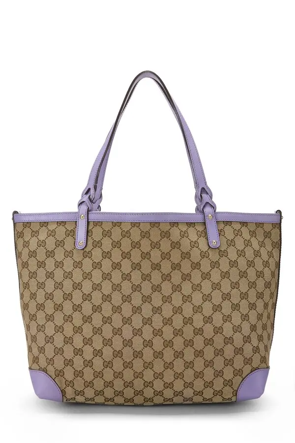 Gucci Original Gg Craft Tote - Beige
