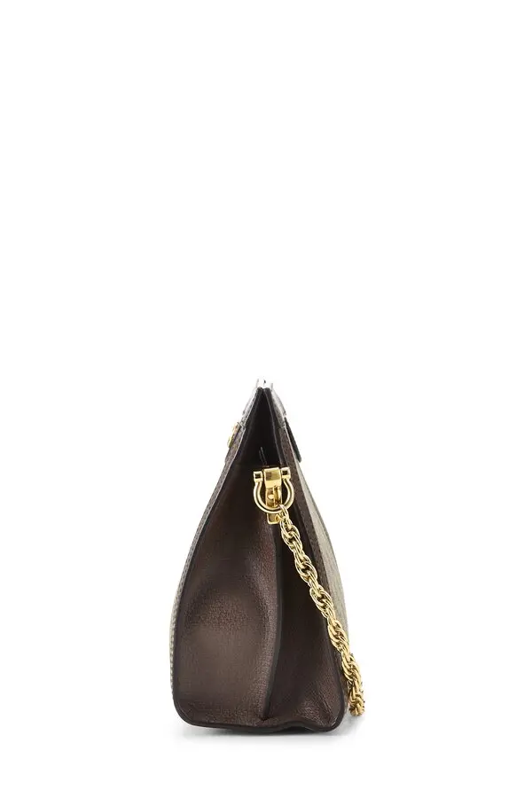 Gucci Gg Supreme Canvas Ophidia Shoulder Bag - Brown