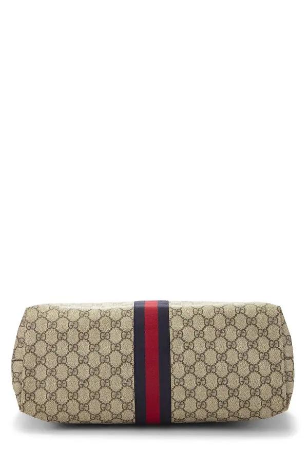 Gucci Gg Supreme Canvas Ophidia Tote - Beige