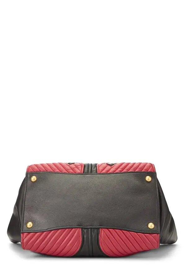 Miu Miu Multicolor Calfskin Convertible Biker Tote