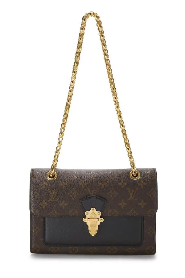 LOUIS VUITTON Monogram Canvas Victoire - Black