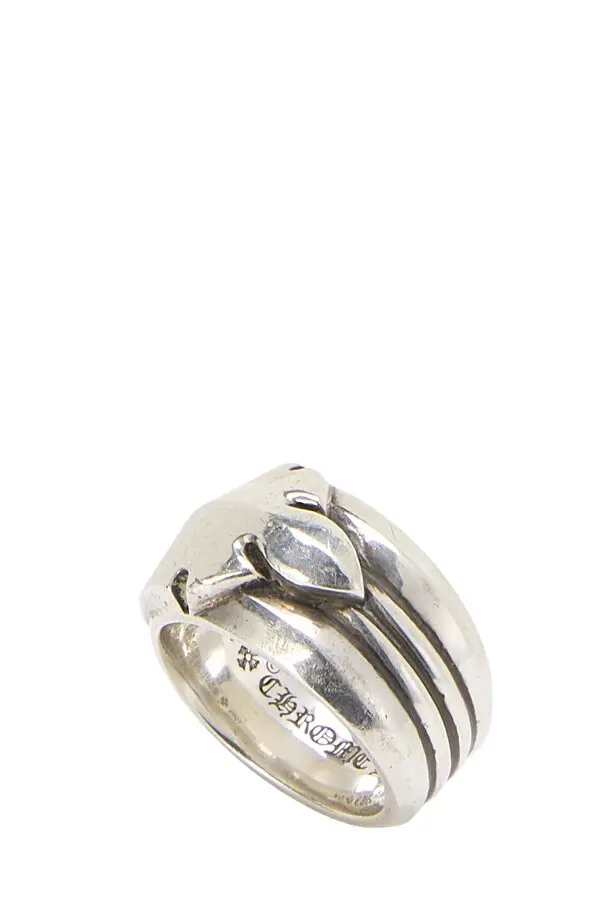 Chrome Hearts Sterling Fleur Ring - Silver