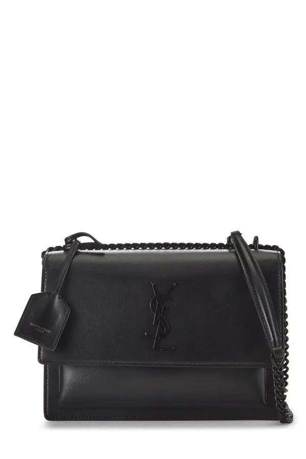 Saint Laurent Calfskin Leather Sunset Shoulder Bag