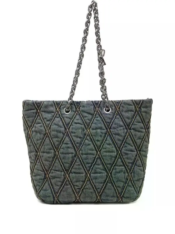 DIESEL® Charm-d Diamond-quilted Tote Bag