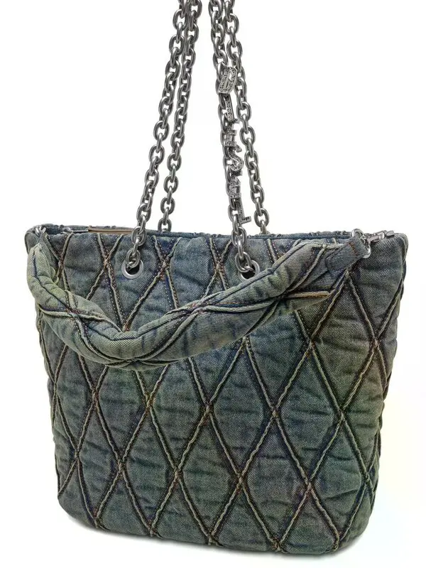 DIESEL® Charm-d Diamond-quilted Tote Bag