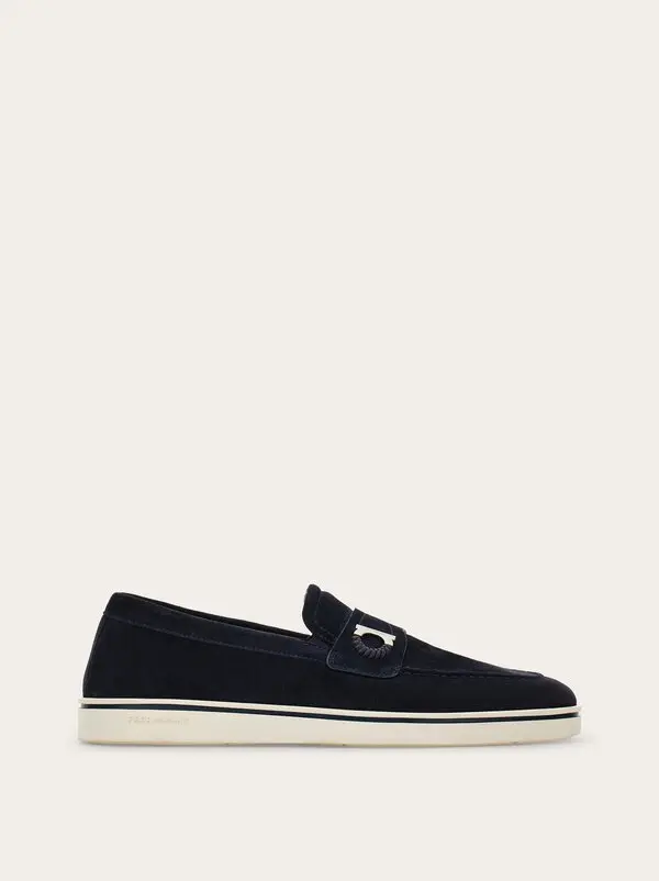 FERRAGAMO Boat Shoe Loafer - Blue