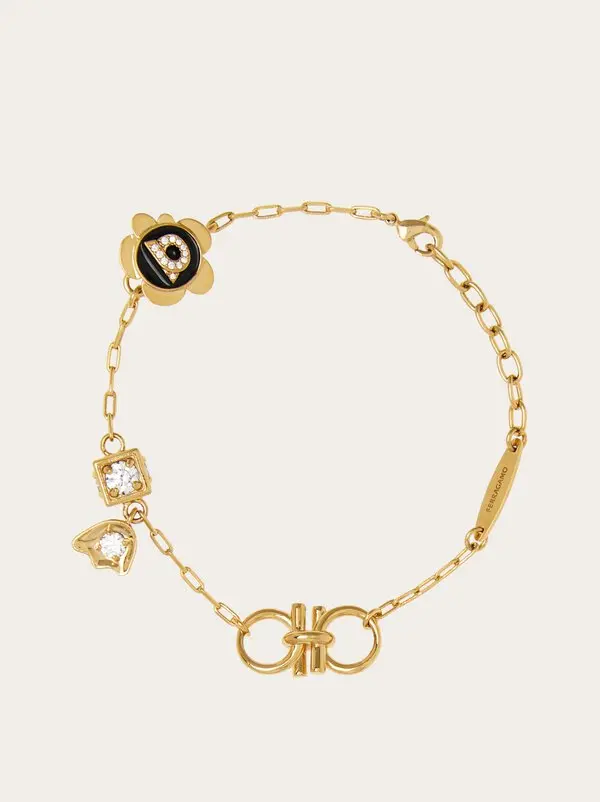 FERRAGAMO Gancini Charm Bracelet - Gold