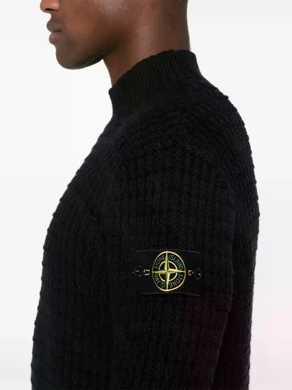 Stone Island Compass-badge 3d-knit Jumper