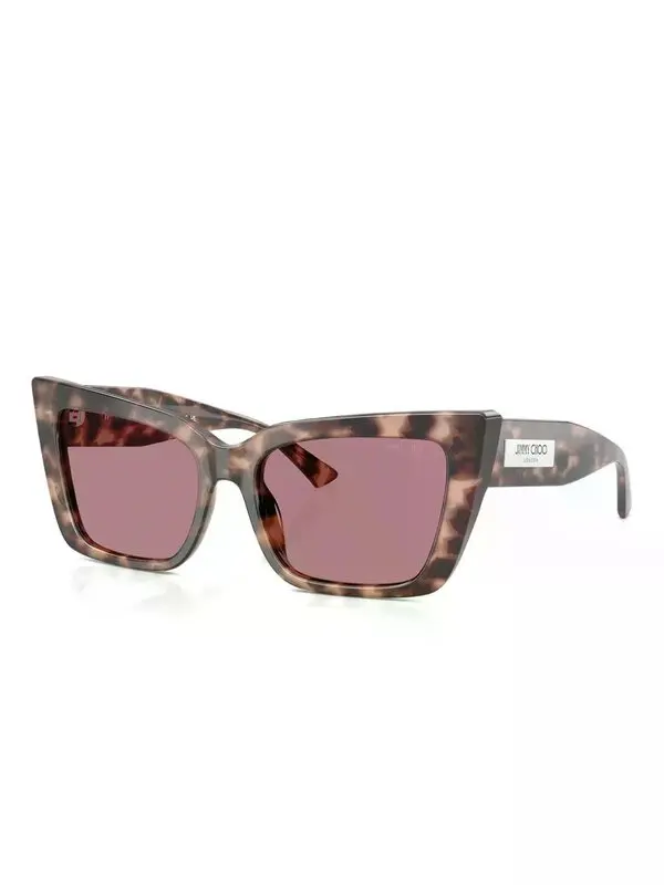 JIMMY CHOO Tortoiseshell Cat-eye Sunglasses