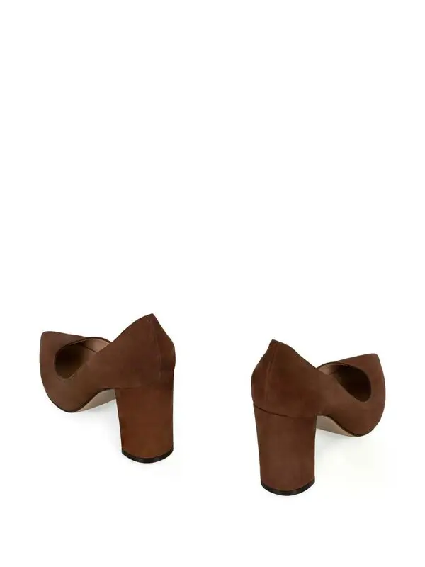 GIANVITO ROSSI 85mm Piper Pumps - Brown