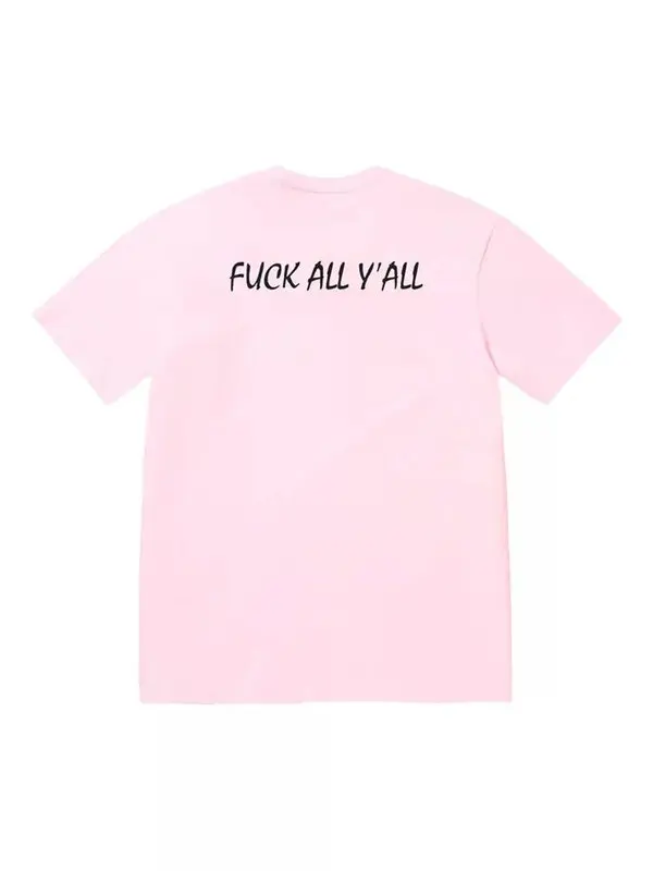 Supreme Split Graphic T-shirt - Pink