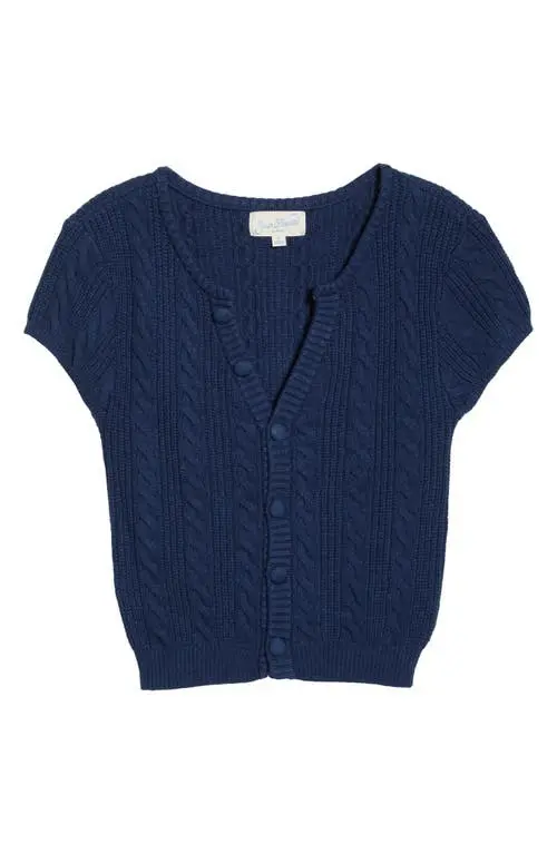 PACSUN Liana Cable Cardigan - Navy