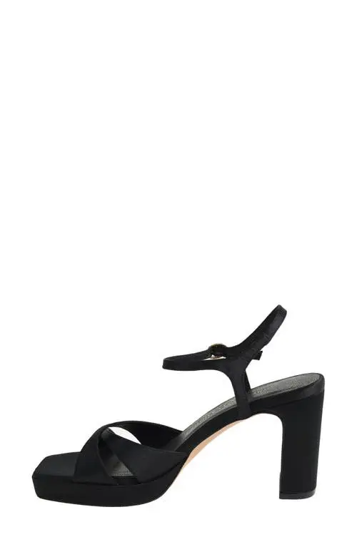 Chinese Laundry Gracie Ankle Strap Platform Sandal - Black
