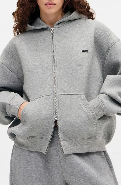 IETS FRANS Boxy Scuba Knit Zip Hoodie
