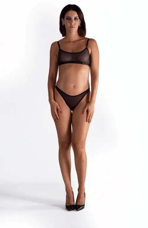 LECHERY® Lustrous Sheer Bralette
