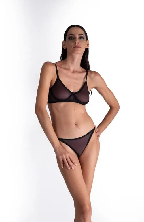 LECHERY® Lustrous Sheer Full Coverage Underwire Bra