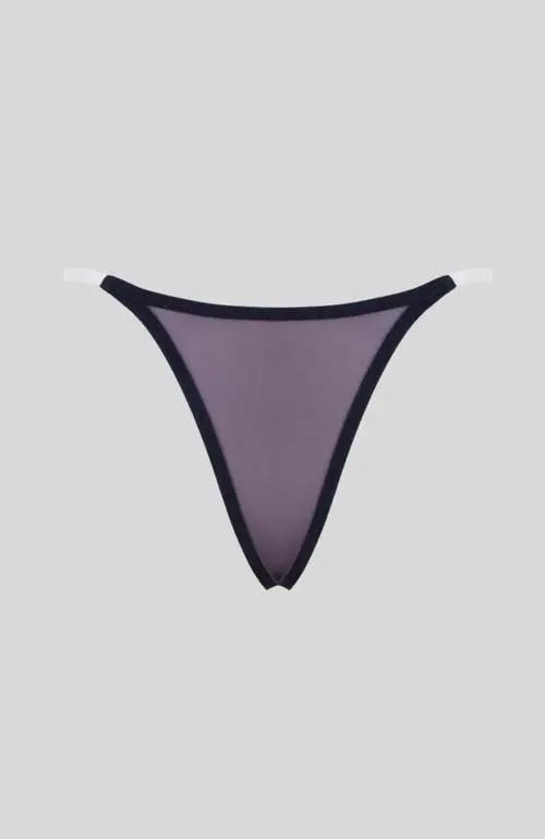 LECHERY® Lustrous Clear Strap Invisible Thong