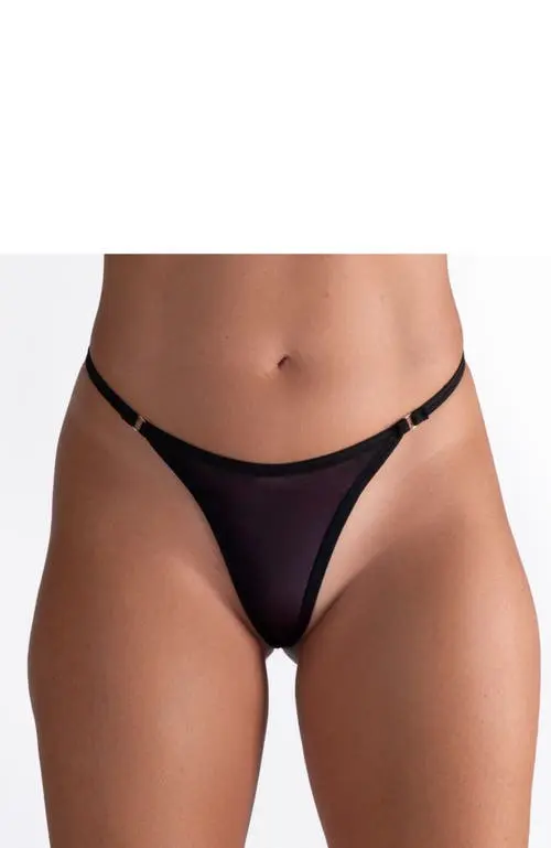 LECHERY® Lustrous Sheer Micro G-string Thong