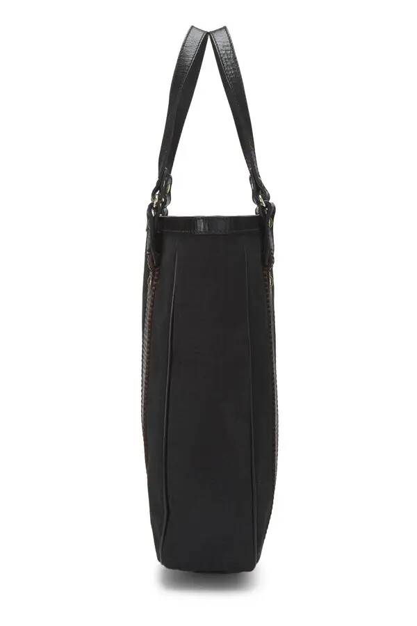 Fendi Zucchino Tote - Black