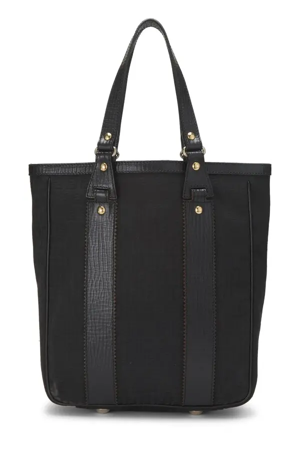 Fendi Zucchino Tote - Black