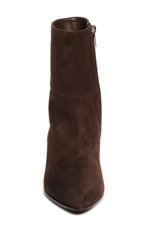 JIMMY CHOO Lory Kitten Heel Ankle Boot - Chocolate