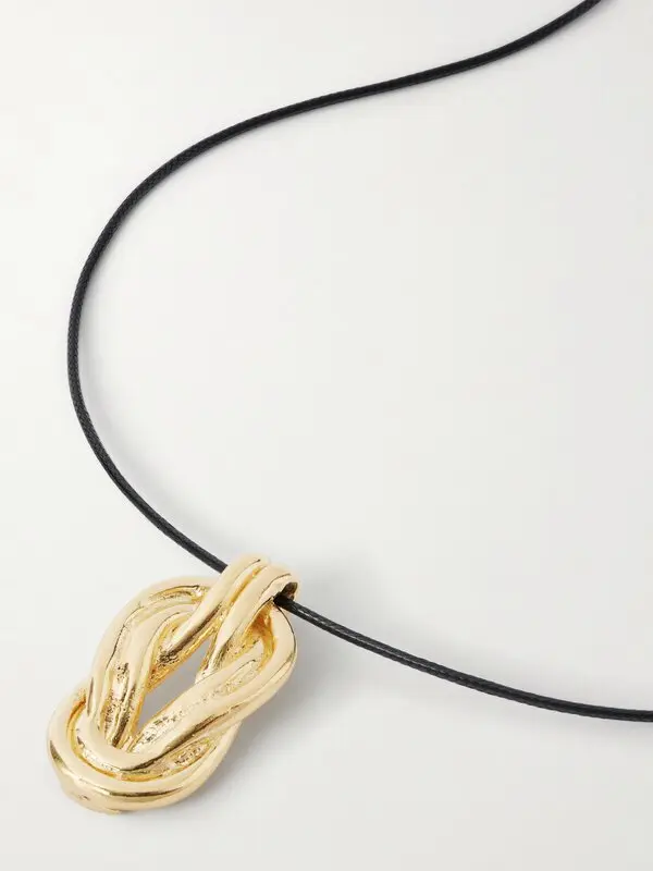YSSO Hercules -plated Cord Necklace - Gold