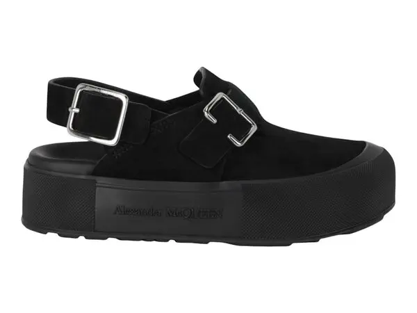 Alexander McQueen Micmac Clogs - Black/silver