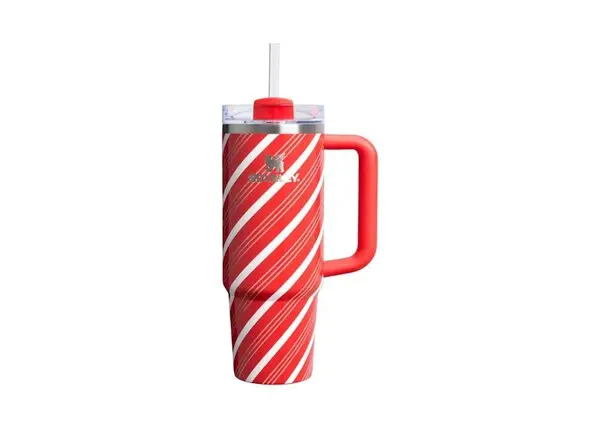 STANLEY 30oz Flowstate Quencher Tumbler - Candy Cane Twist