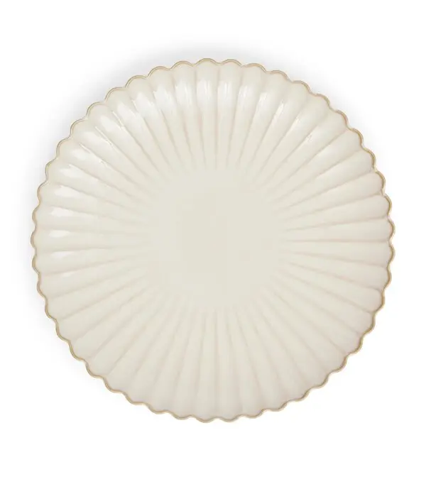 MAISON MARGAUX Set Of 4 Shell Bread Plates - Neutral
