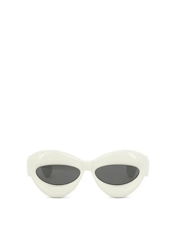 Loewe Inflated Cat Eye Sunglasses - White
