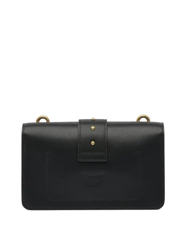 Pinko Leather Crossbody Bag - Black