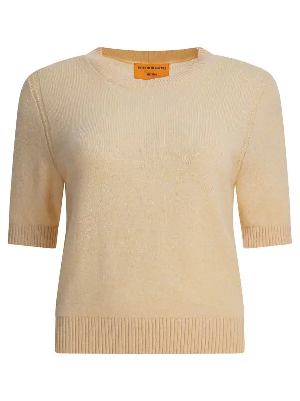 Guest In Residence Sweater Tee - Yellow