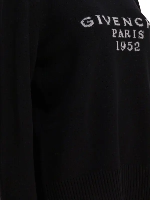 Givenchy Paris 1952' Turtleneck Sweater - Black