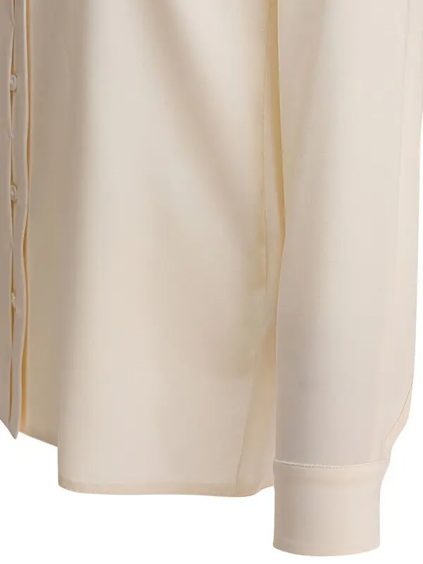 Max Mara Pure Silk Shirt - White