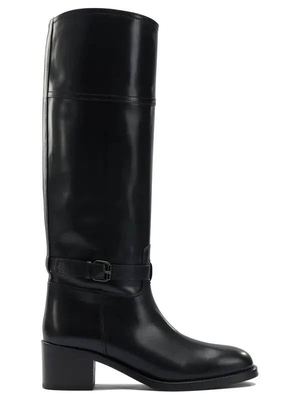 MARETTO Leather Boots - Black