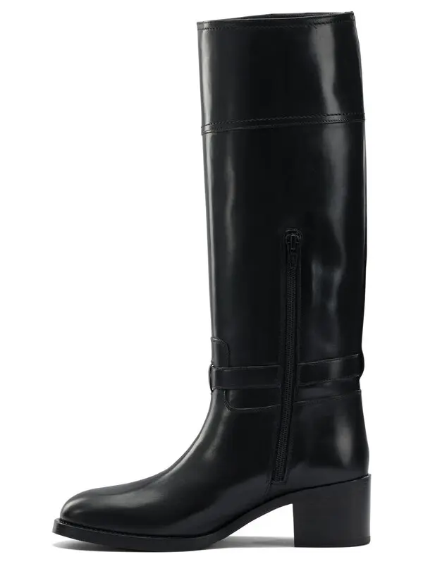 MARETTO Leather Boots - Black