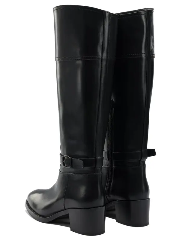 MARETTO Leather Boots - Black