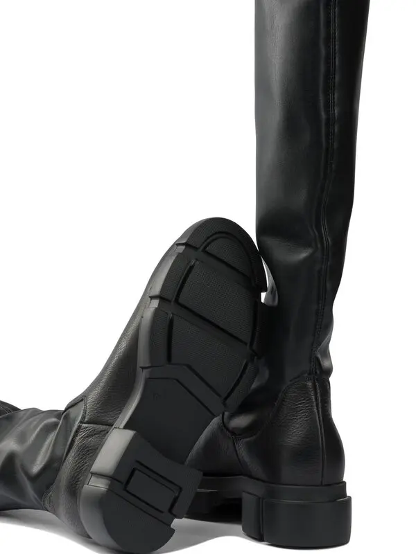 SUMMERY COPENHAGEN Leather Over-the-knee Boots