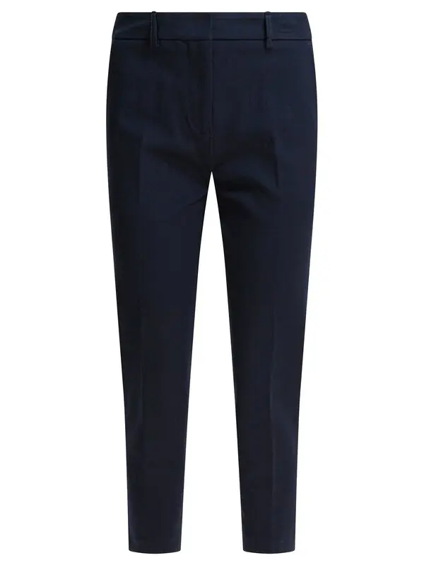 SEMPER Viscose Blend Slim Fit Pants - Blue