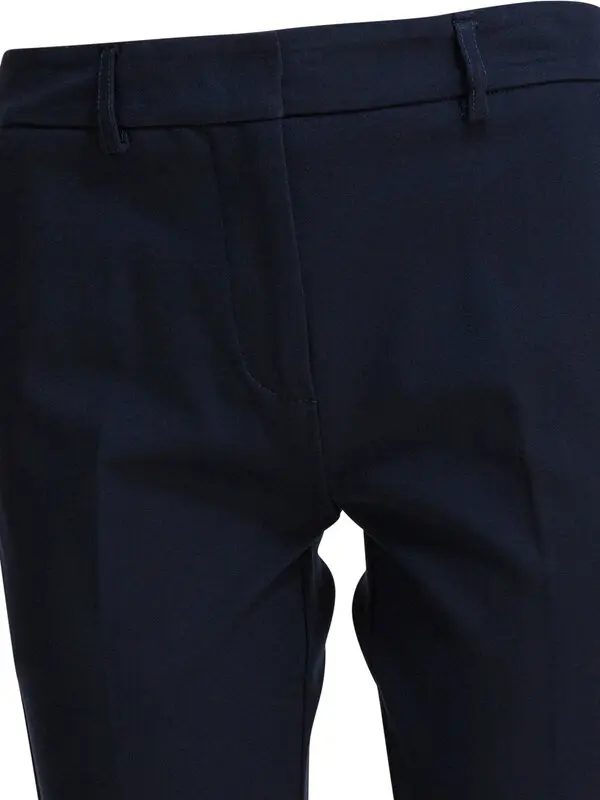 SEMPER Viscose Blend Slim Fit Pants - Blue