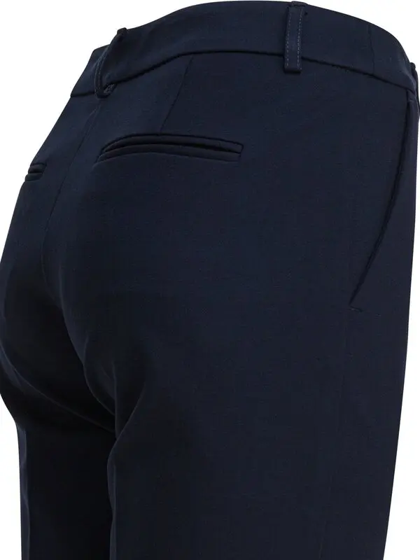 SEMPER Viscose Blend Slim Fit Pants - Blue